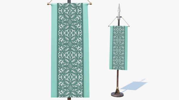 Medieval Fantasy Castle Banner - 3D Model | Blender | OBJ | PBR | – SM5 ...